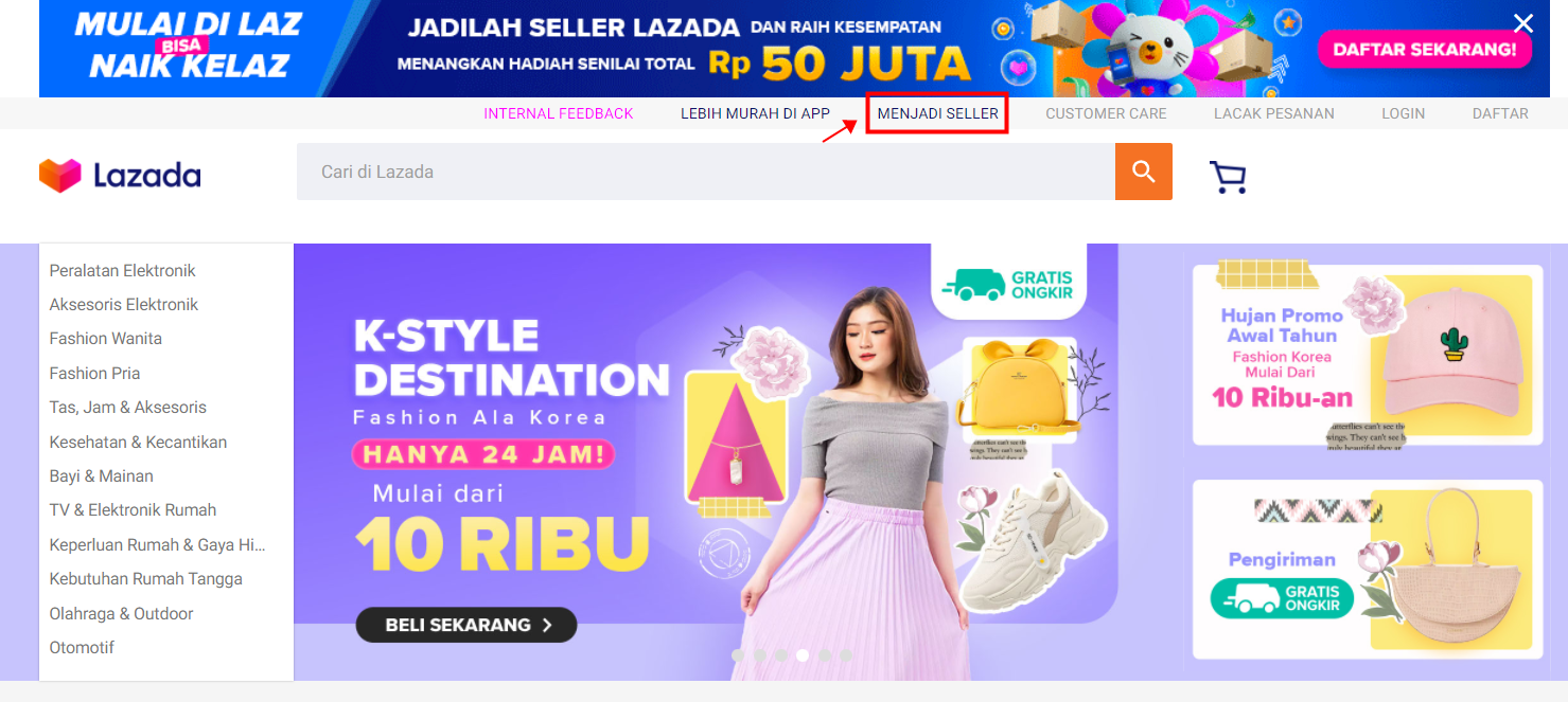 Ini Dia Cara Daftar Lazada, Konsumen dan Seller