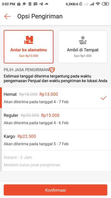 Simpel! Cara Memilih Jasa Pengiriman di Shopee - Everpro