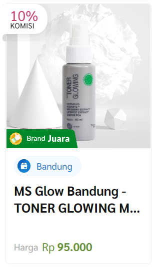 Daftar Reseller MS Glow Gratis! Harga Termurah Se-Indonesia